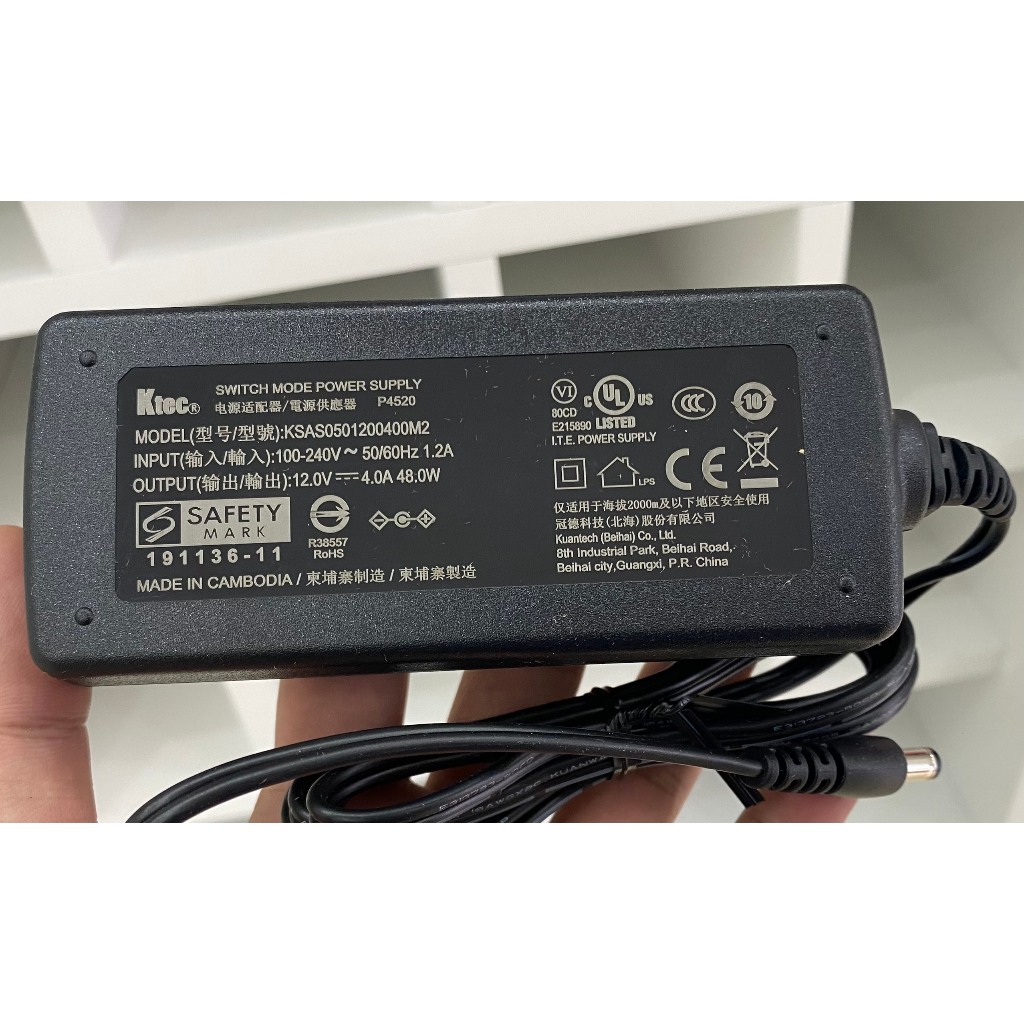 Nguồn Adapter Ktec 12V 4A 48W Bộ Chuyển Đổi DC 12V 4A | Shopee Việt Nam