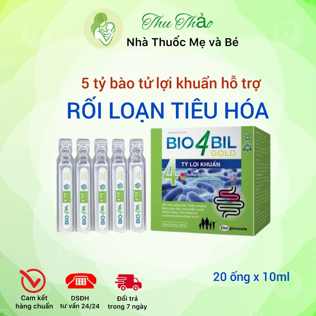 BIO 4 BIL GOLD - bổ sung lợi khuẩn đường ruột, hỗ trợ giảm các triệu ...