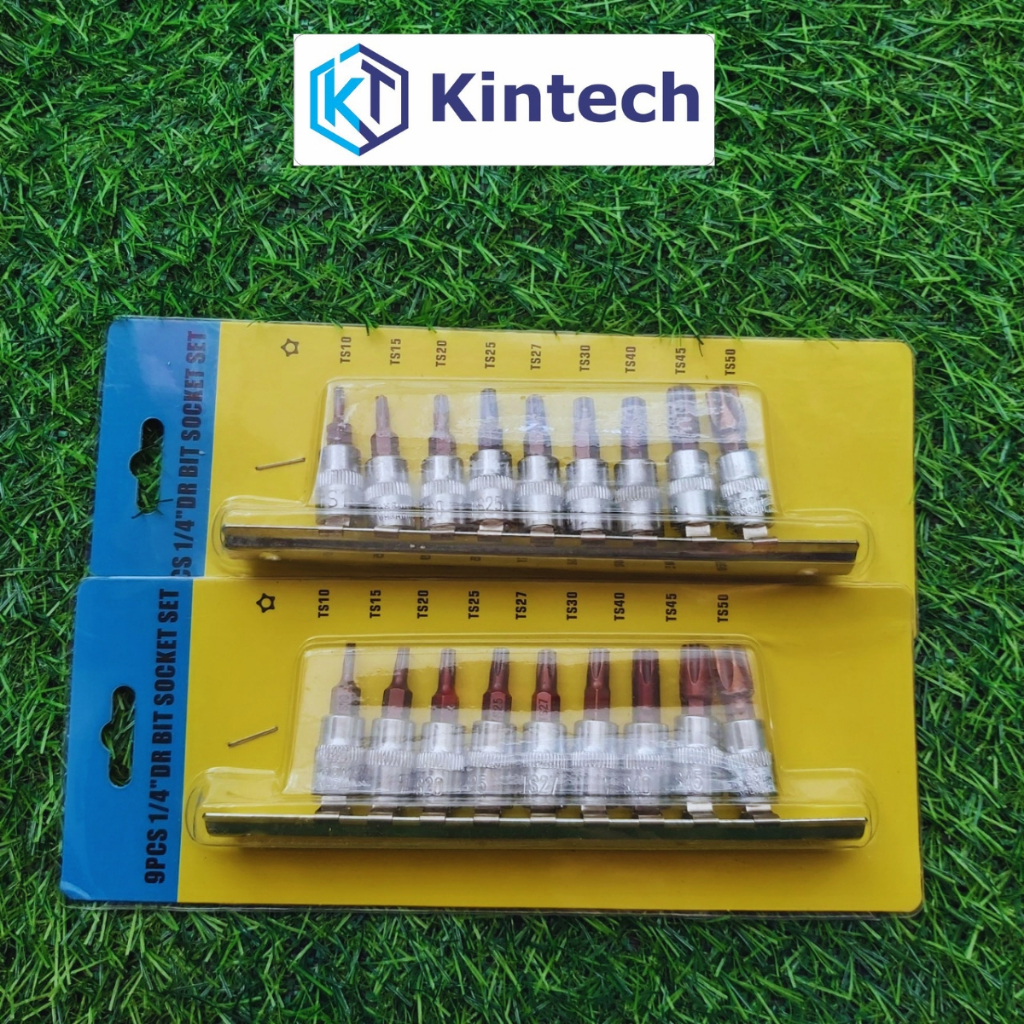 Bộ hoa thị sao 5 cạnh mở ốc chìm gồm 9 khẩu nhiều kích cỡ Kintech ...