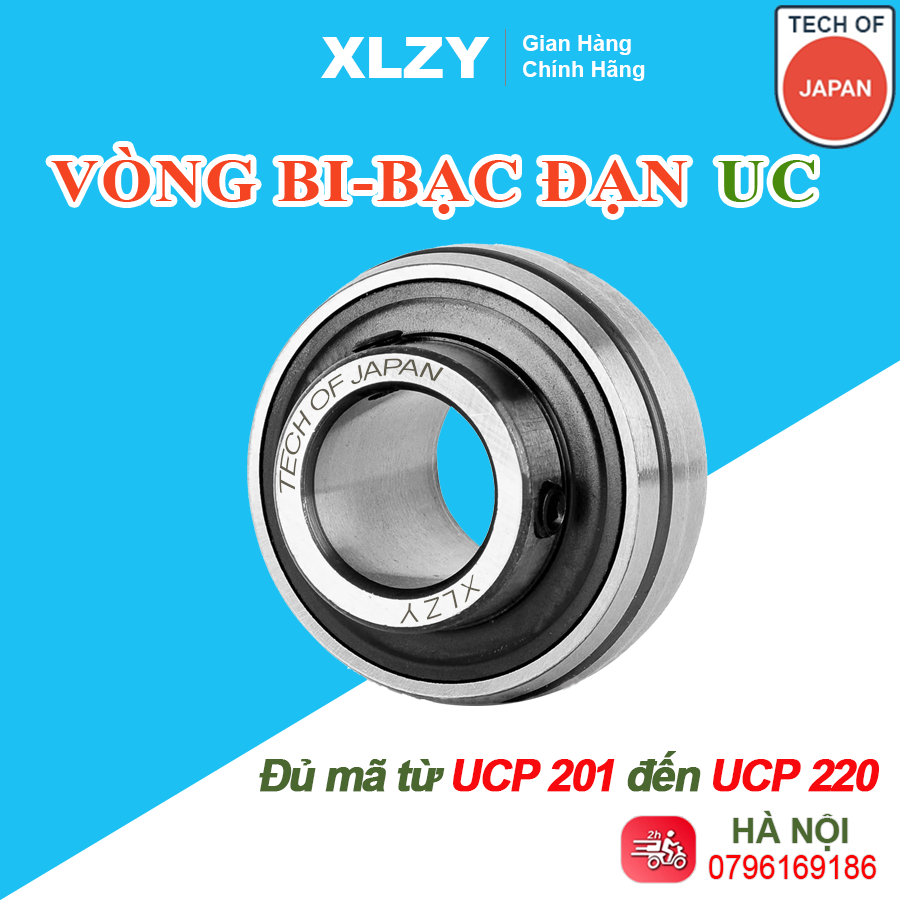 Vòng bi bạc đạn UC 201 UC 202 UC 203 UC 204 UC 205 UC 206 UC 207 UC 208 UC 209 UC 210 UC 211 ...