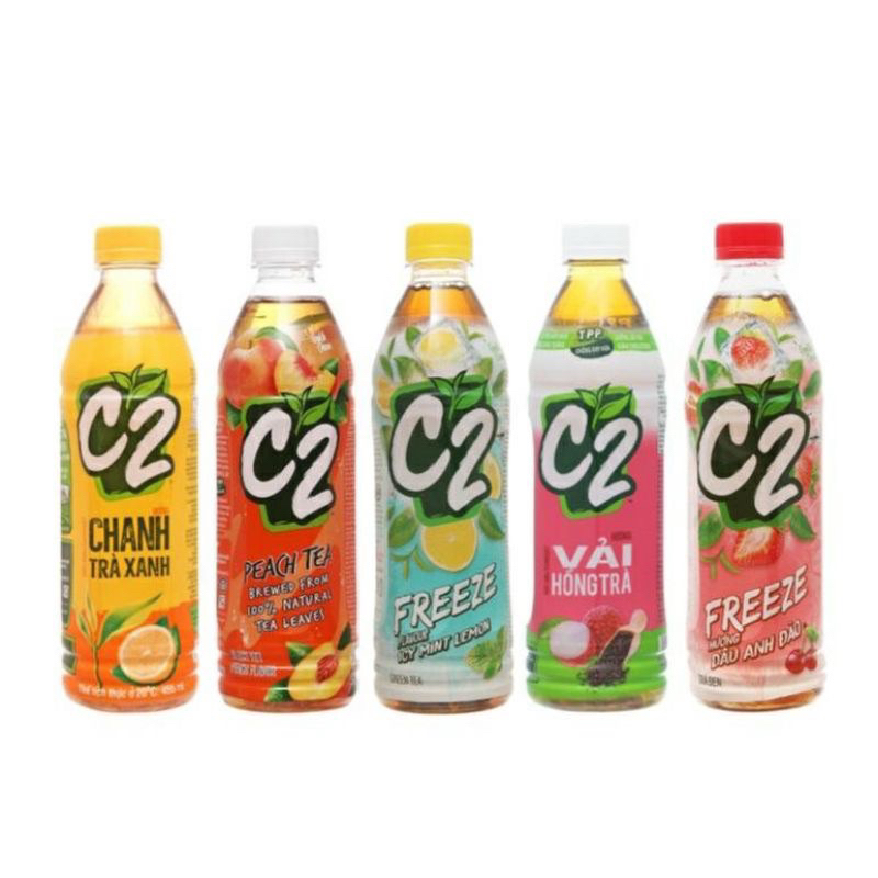 Lốc 6 chai c2 455ml các vị | Shopee Việt Nam