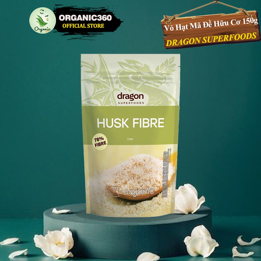 Vỏ Hạt Mã Đề Hữu Cơ DRAGON SUPERFOODS Organic Husk Fibre 150g | Shopee ...