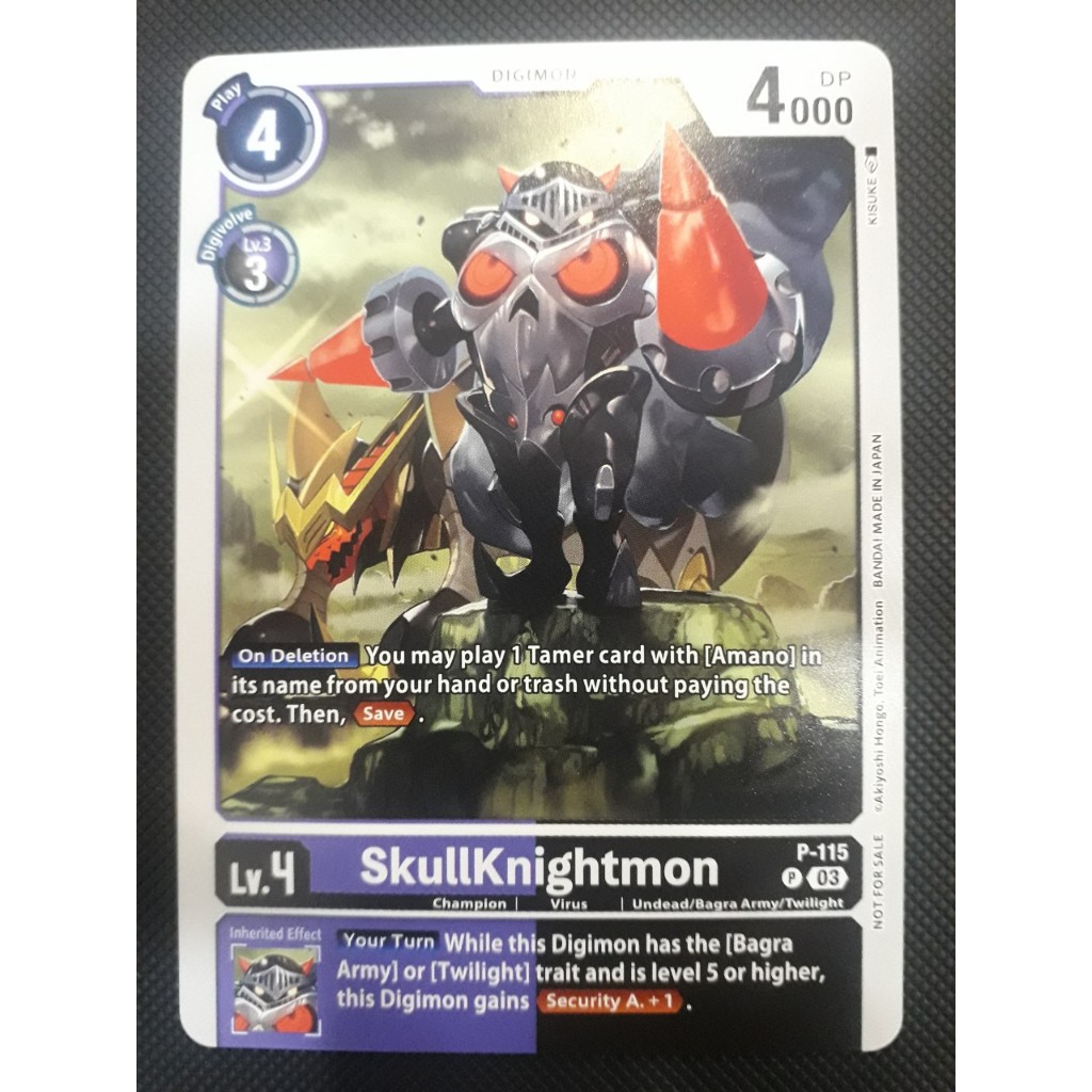 Thẻ bài Digimon P-115 - SkullKnightmon - Digimon - Promo | Shopee Việt Nam