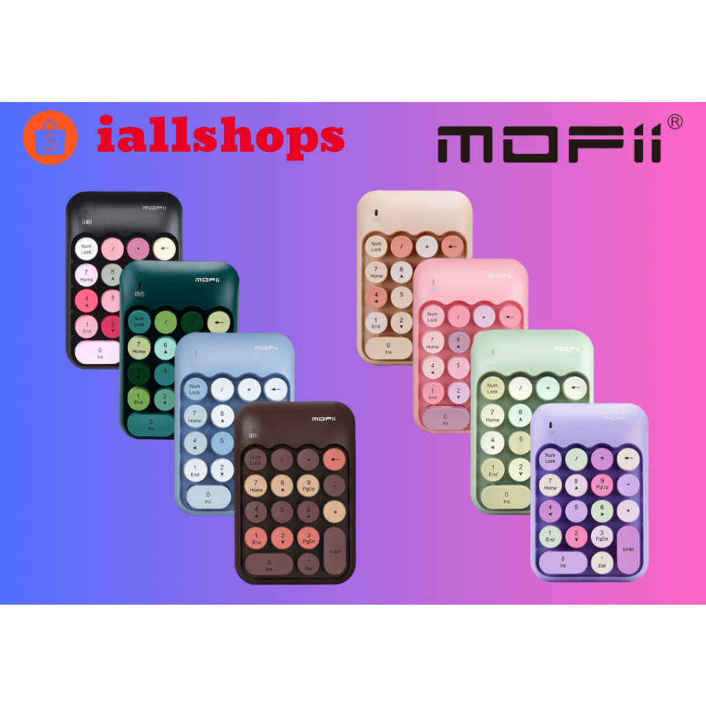 Bàn Phím Số Không Dây (2.4Ghz) MOFII X910 Colorful - Đa Màu Sắc, Thiết ...