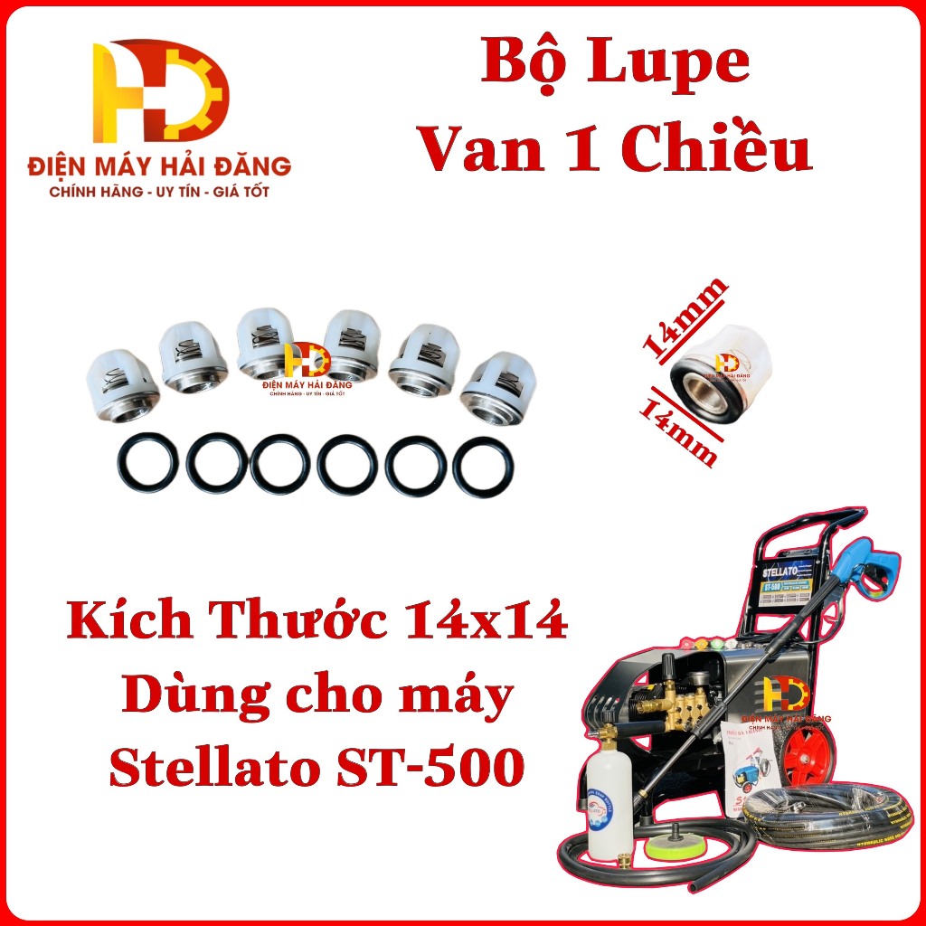 Bộ lupe 14mm cho máy rửa xe Stellato ST-500.Hàng chuẩn theo máy ...