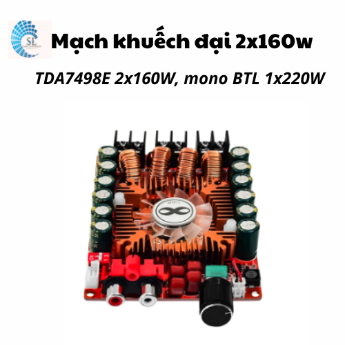 Mạch Khuếch Đại Âm Thanh TDA7498E 2x160W, mono BTL 1x220W | Shopee Việt Nam