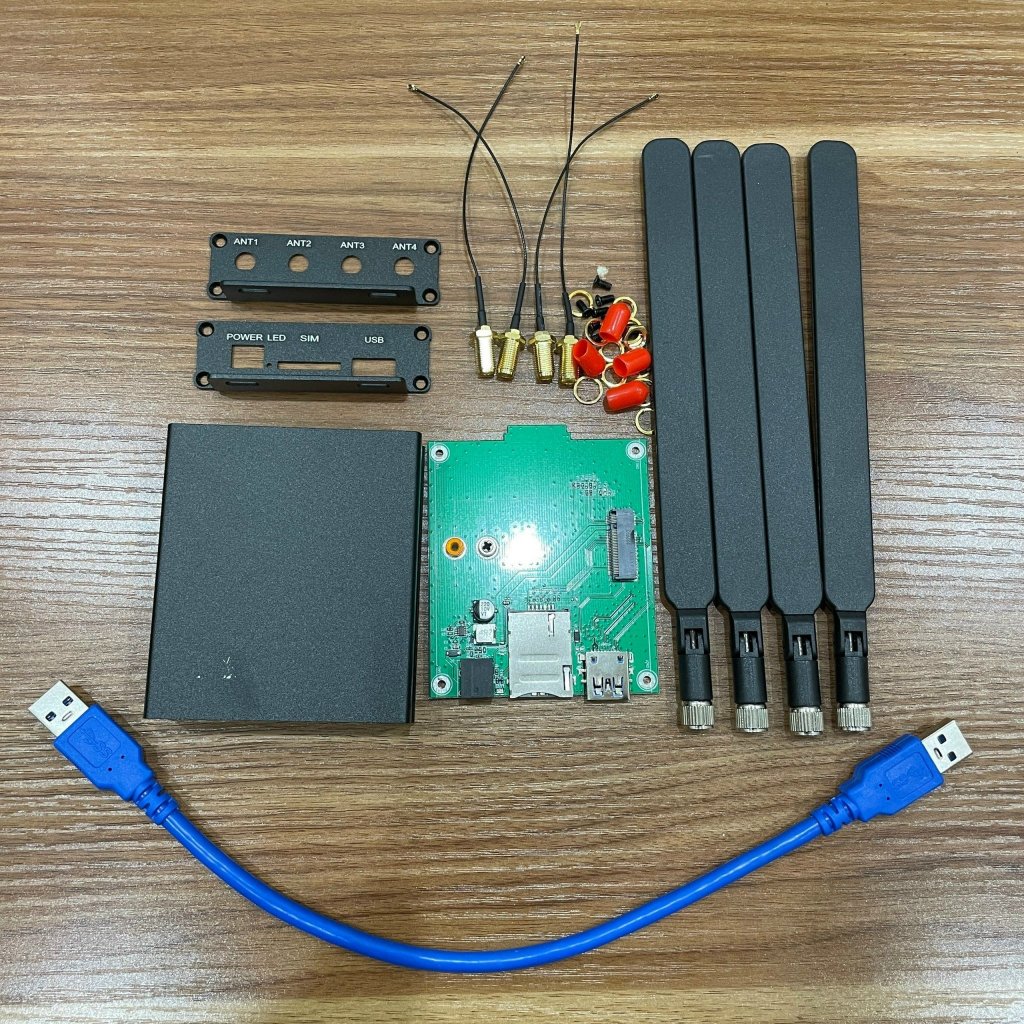 [VN] Module 4G 5G LTE | Modem truy cập Internet loại M.2 sang USB3.0 4G 5G LTE | Box wwan 4G 5G ...