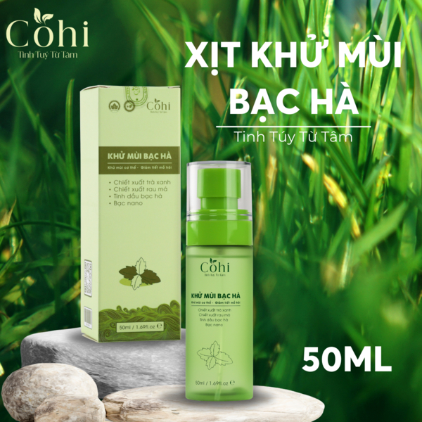 Xịt Bạc Hà Khử Mùi Hôi Nách Hôi Chân Cohi Giảm Tiết Mồ Hôi Hiệu Quả ...
