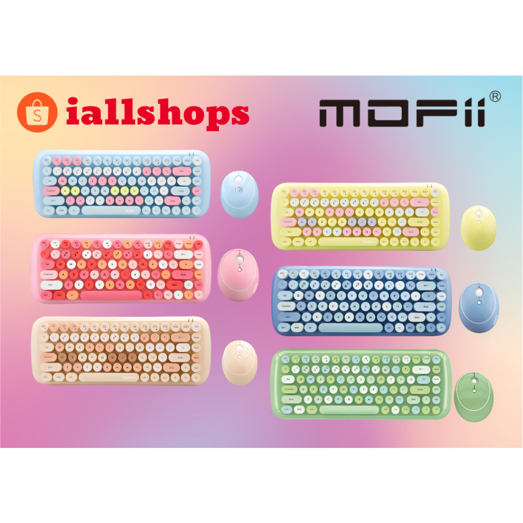 COMBO Bàn Phím & Chuột Không Dây (2.4Ghz) MOFII CANDY Colorful - Thiết ...
