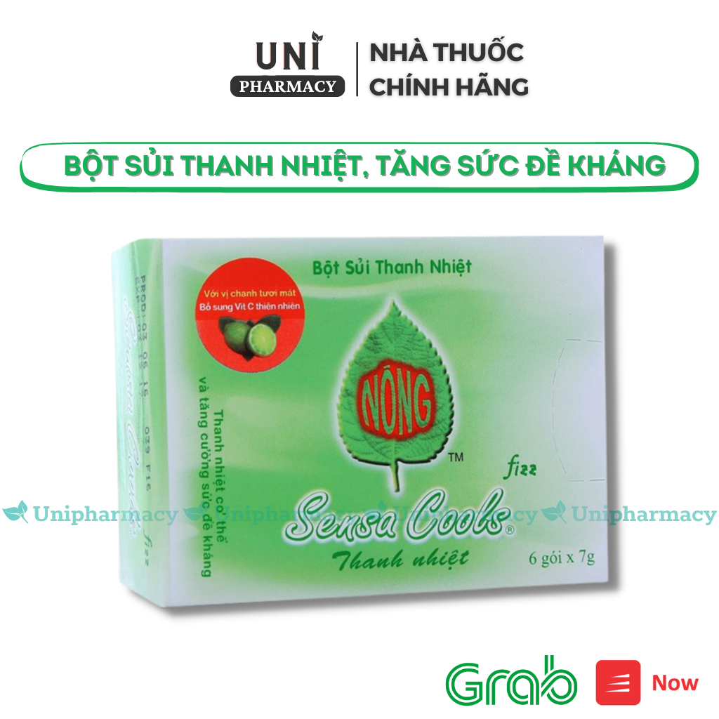 Bột sủi thanh nhiệt Sensa Cools - Bổ sung Vitamin C, giúp thanh nhiệt ...