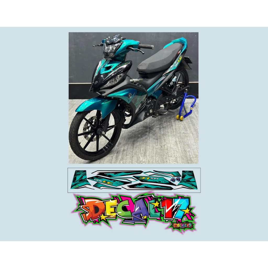 TEM XE EXCITER 135 LC ĐEN XANH MALAYSIA | Shopee Việt Nam