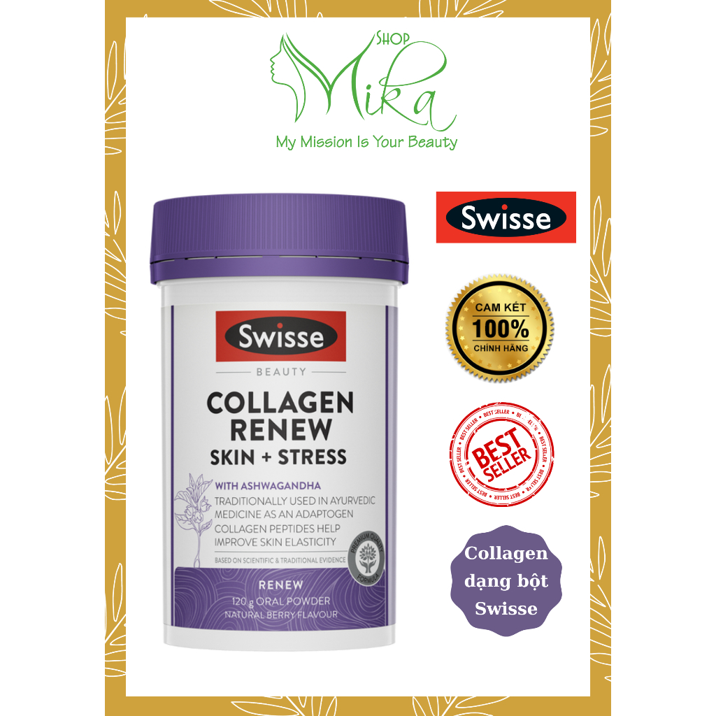Bột Collagen Thuỷ Phân Renew Đẹp Da & Giảm Stress - Swisse Beauty ...