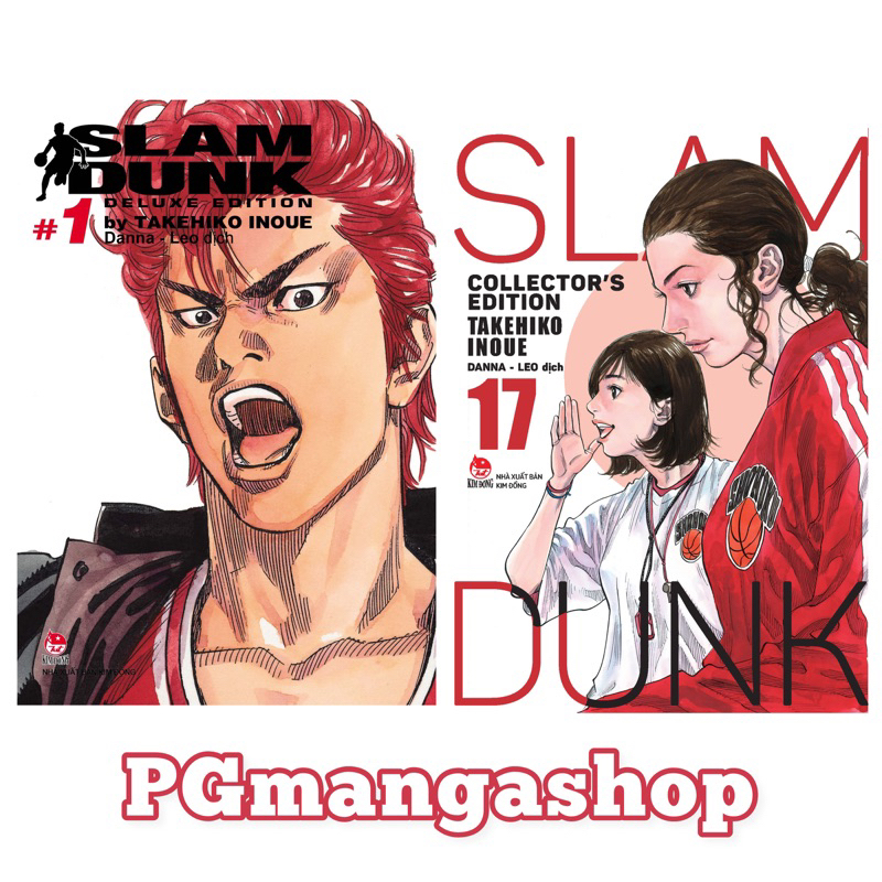 Truyện Tranh | Slam Dunk 2 bìa (Trọn bộ 17 tập) | Shopee Việt Nam
