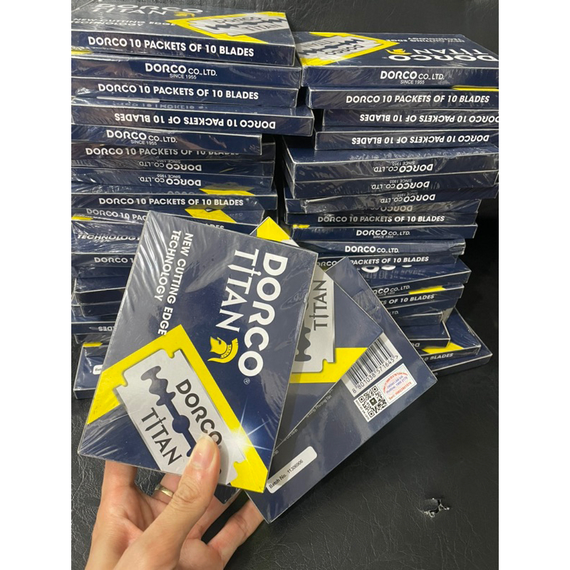 Dao lam Dorco Titan hộp 100 lưỡi dao ⚡️FREESHIP⚡️ chính hãng ⚡️tem ...