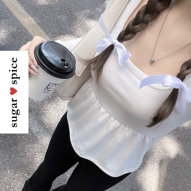 Áo Babydoll Tay Dài Dáng Xoè, Áo Tay Dài Dáng Xoè SUGAR SPICE - Addison ...