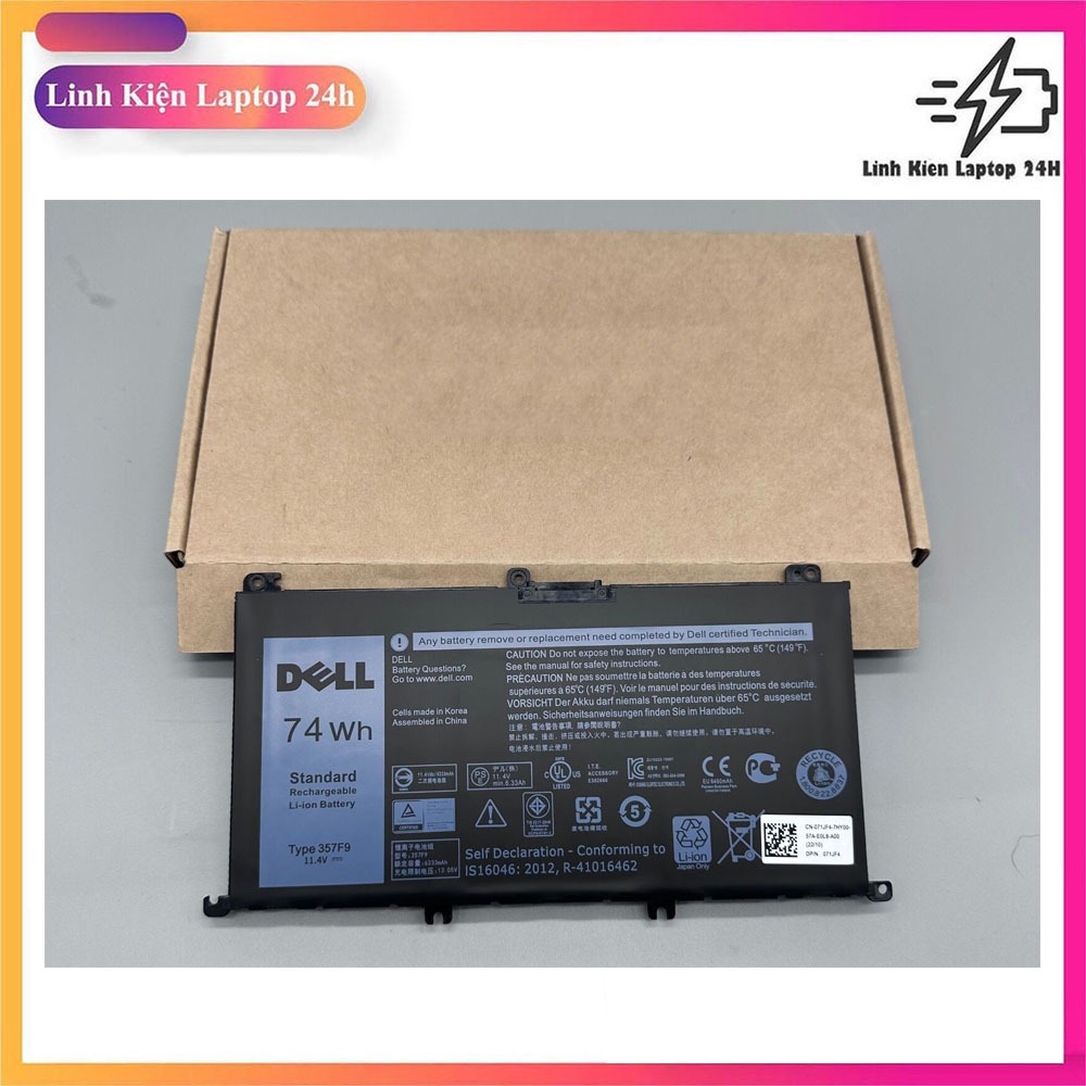 Pin Laptop Dell Inspiron 15-5000 5576 5577, 15-7000 7557 7559 7566 7567 ...