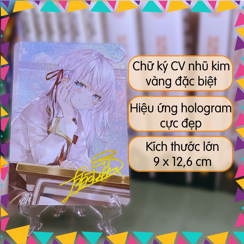 Ảnh Card hologram in chữ ký CV - Arya bàn bên thỉnh thoảng lại trêu ...