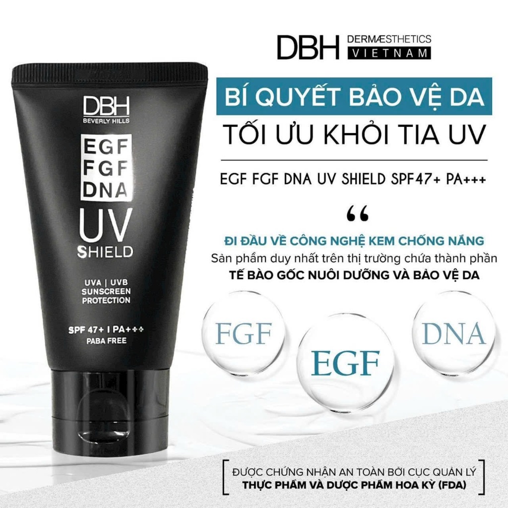 Kem chống nắng DBH EGF UV SHIELD SPF50+ PA +++ 60ml | Shopee Việt Nam