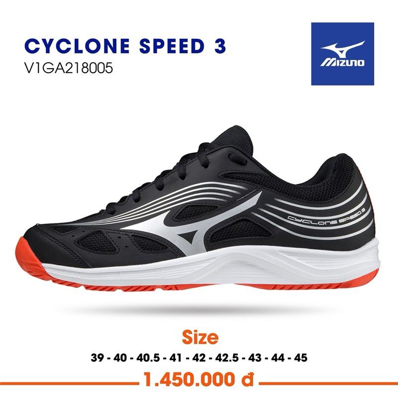 Giày cầu lông Mizuno Cyclone Speed 3 chính hãng new 2024 | Shopee Việt Nam