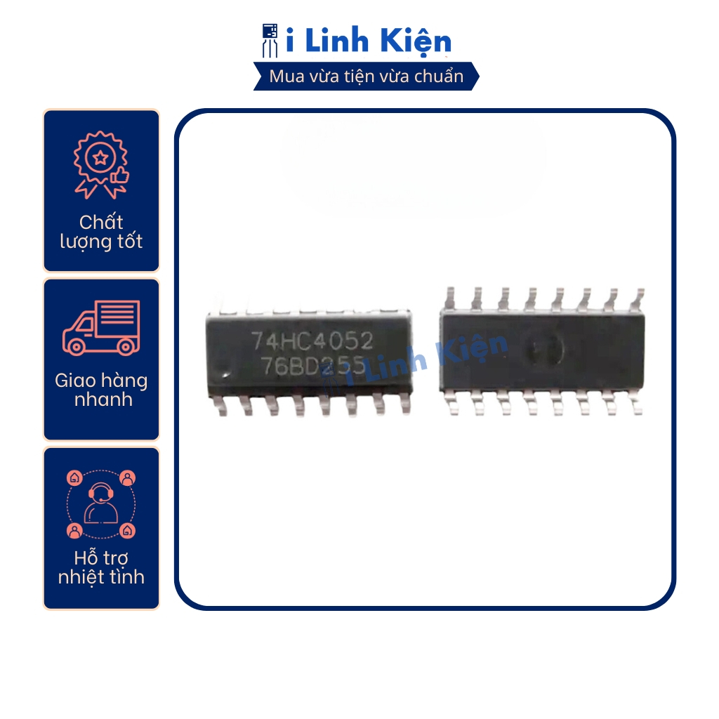 Ic chức năng 74HC4052 SOP-16 chất lượng tốt | Shopee Việt Nam