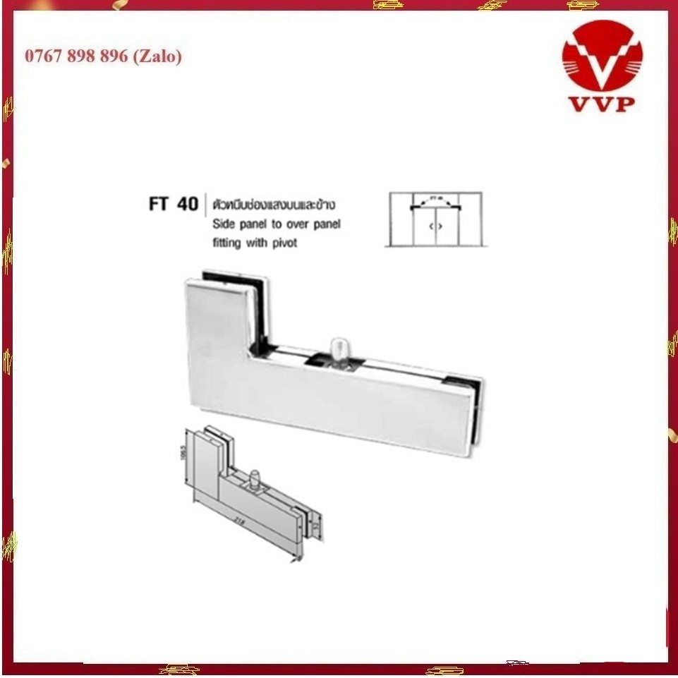 kẹp L, kẹp góc cửa kính VVP FT40 Thái Lan | Shopee Việt Nam