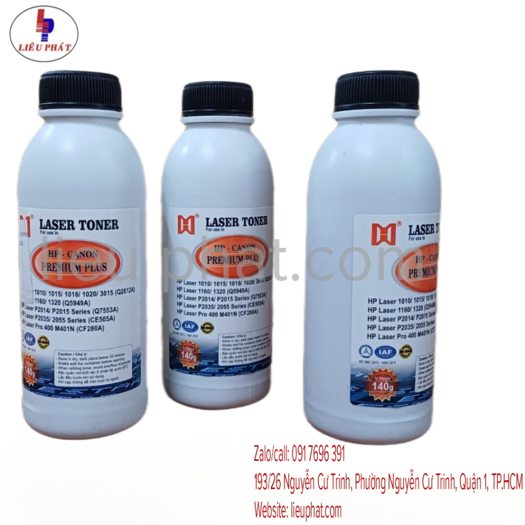 Mực in đổ / bơm / nạp cho máy HP / Canon laser trắng đen (12A, 49A, 80A ...