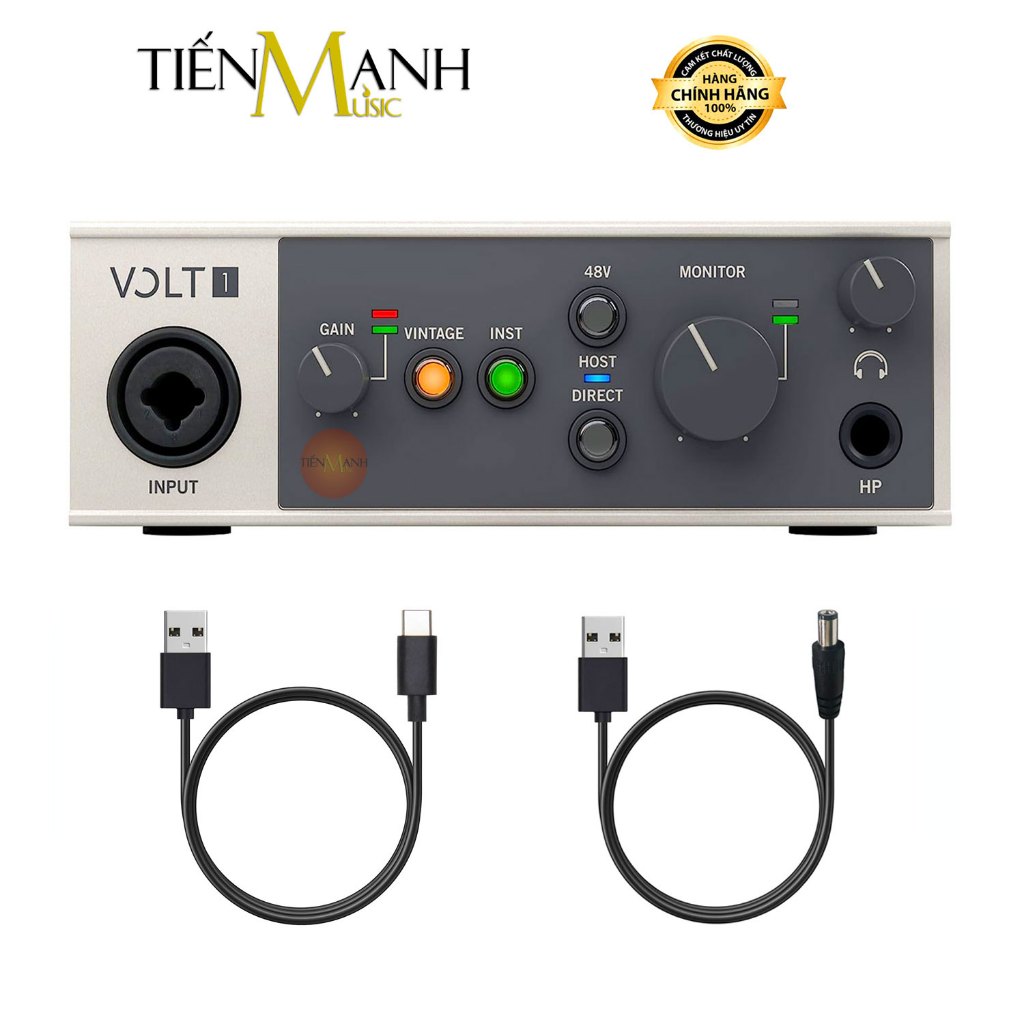 [Chính Hãng] Sound Card Thu Âm Thanh Universal Audio UA Volt 1 - USB ...