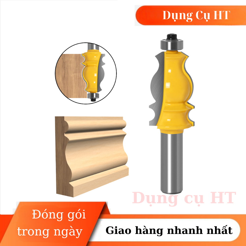 Mũi dao phay đánh chỉ đuôi cá cốt 12ly7 tiện ích | Shopee Việt Nam