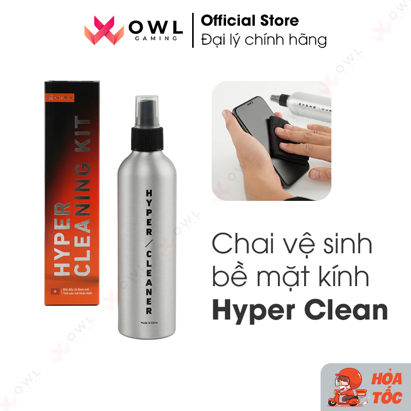 [Tặng khăn lau] Chai vệ sinh màn hình HyperWork Hyper Cleaning Kit - Chuyên vệ sinh điện thoại ...