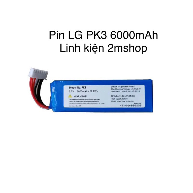 Pin Loa LG PK3. Thay pin loa PK3. Pin LG pk 3 dung luợng cao 6000mah ...