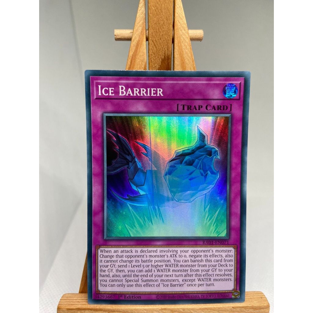 [ Đỗ Lạc Shop ] Thẻ Bài Yugioh Trap Ice Barrier - RA01-EN071 | Shopee ...