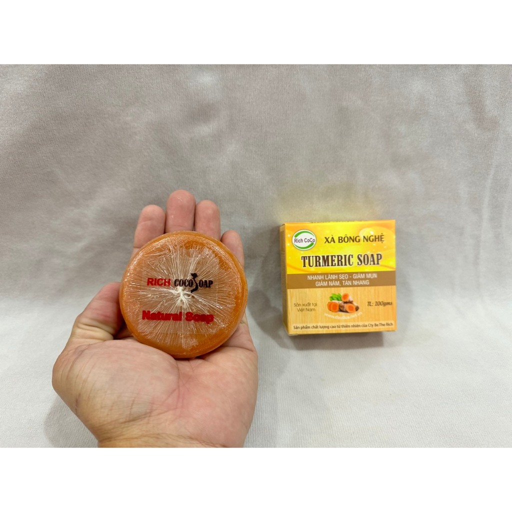 XÀ PHÒNG NGHỆ – TURMERIC SOAP - RICH COCO SOAP - XÀ PHÒNG THIÊN NHIÊN ...