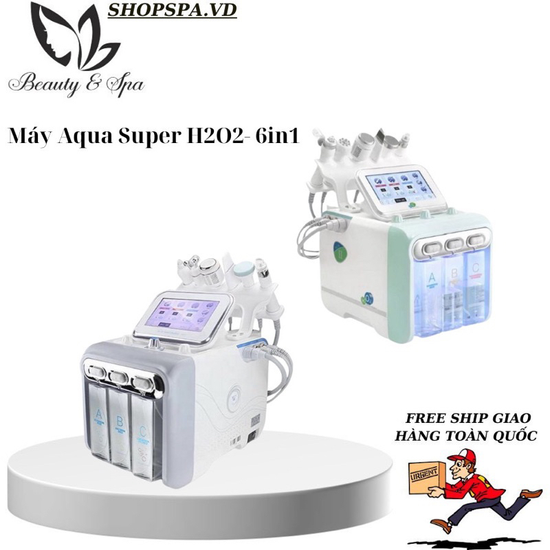 Máy Chăm Sóc Da Đa Năng 6in1 | H2o2 AQua 6 Chức Năng Chính Hãng Bảo ...