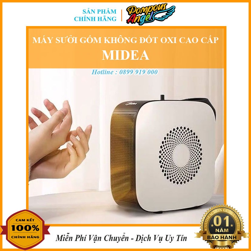[BH12t +Chính hãng] Quạt sưởi gốm ceramic MIDEA/ BEAR không đốt oxi , không chói mắt, không khô ...