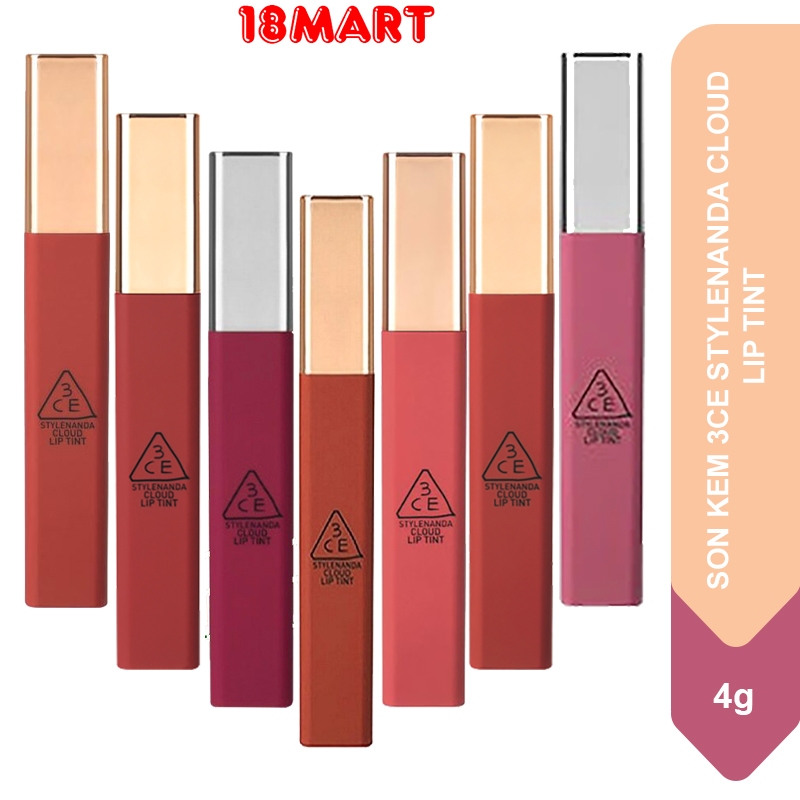 Son Kem 3CE Stylenanda Cloud Lip Tint 4g. | Shopee Việt Nam