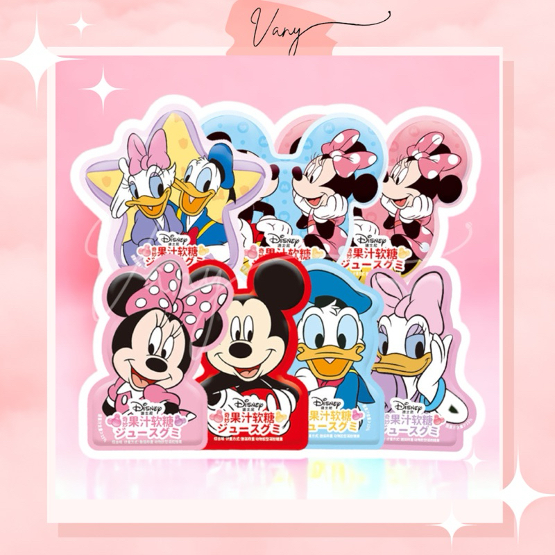 Kẹo Dẻo Trái Cây Disney Chuột Mickey Minnie Mouse Vịt Donald Daisy Duck ...