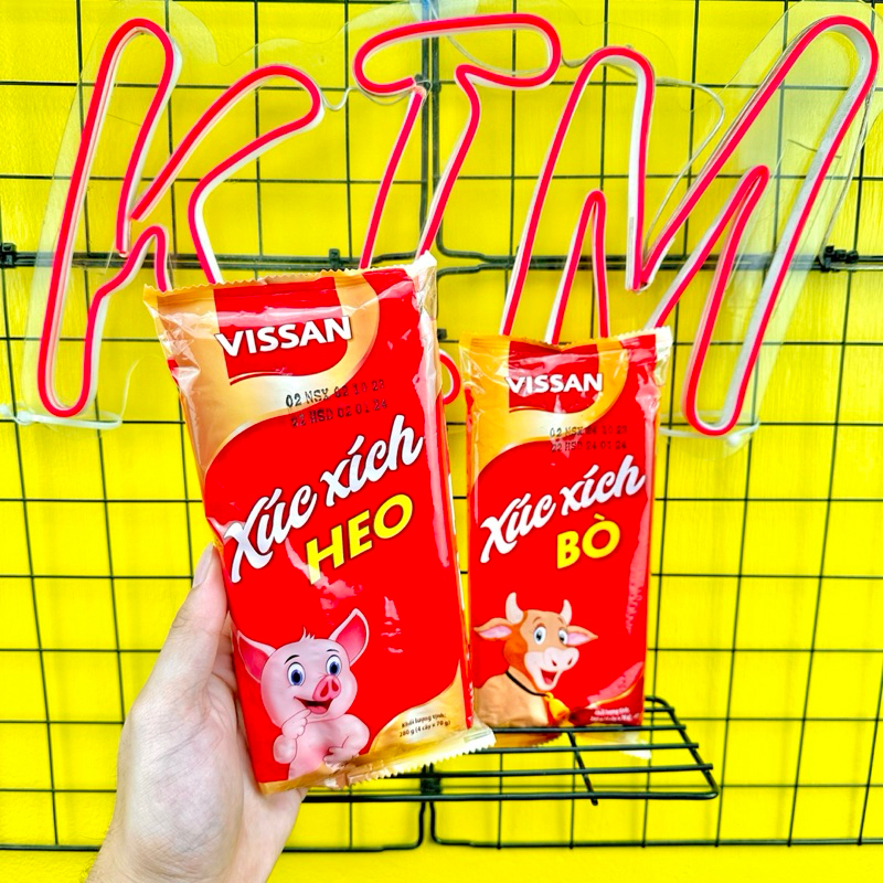 Xúc xích ăn liền Vissan gói 280g (4cây x 70g) | Shopee Việt Nam