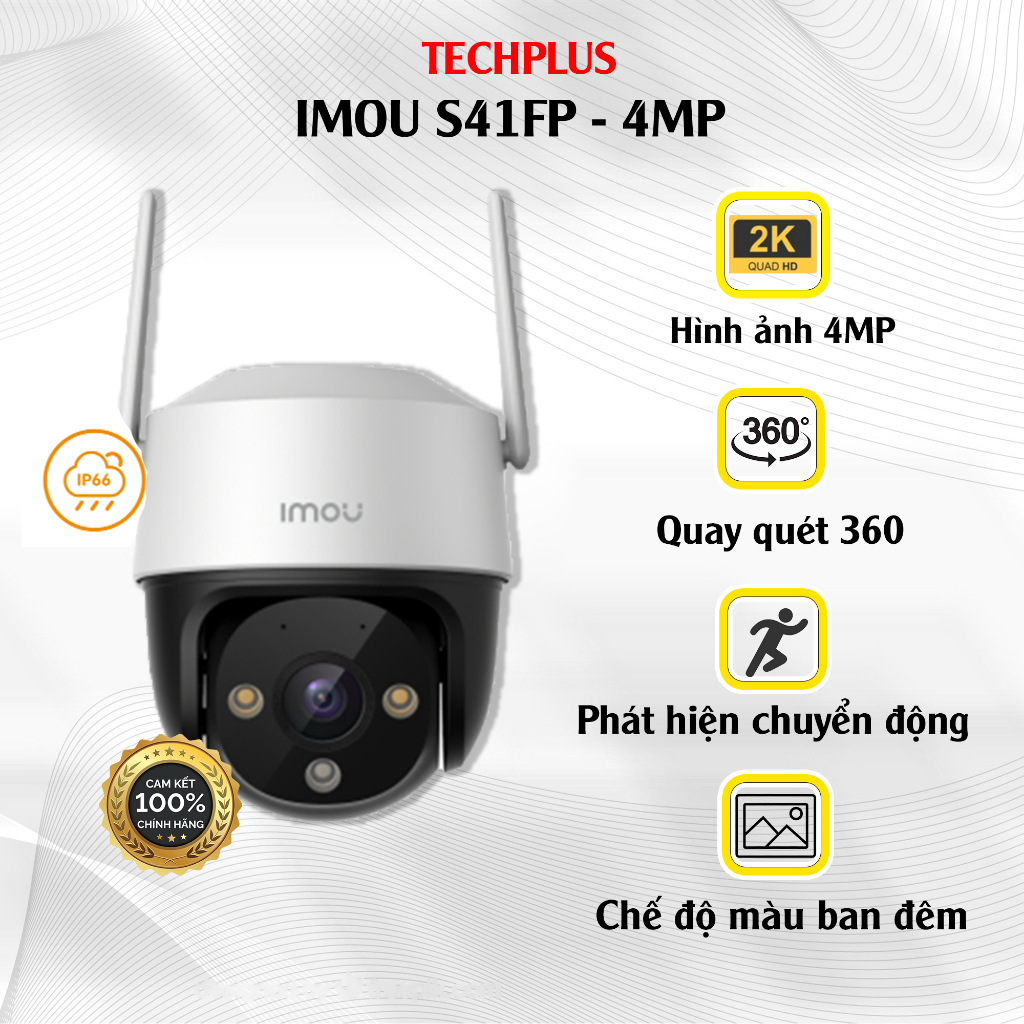 Camera Wifi PTZ Imou S41FP 4MP Chính Hãng Bảo Hành 2 Năm | Shopee Việt Nam