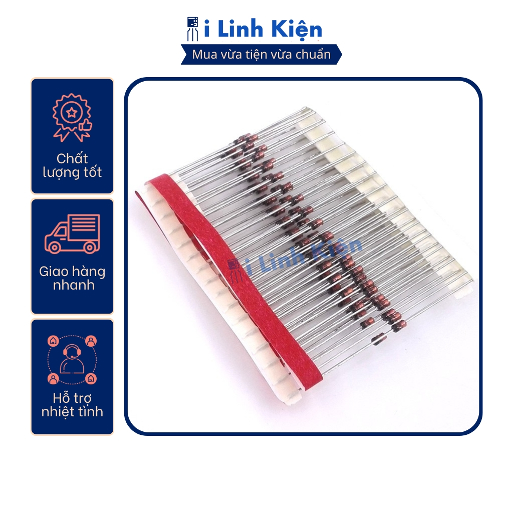 Diode zener 1W 24V 1N4749A 10 chiếc | Shopee Việt Nam
