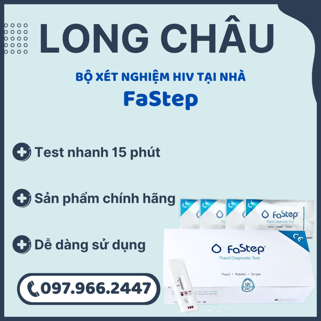 Bộ Xét Nghiệm Nhanh HIV Fastep Tại Nhà An Toàn, Bảo Mật Thông Tin ...
