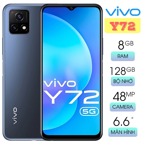 Điện thoại Vivo Y72 5G RAM 8GB, bộ nhớ 128GB | Shopee Việt Nam