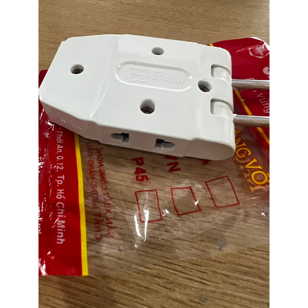 Ổ cắm chia 3 SANOMAX - Công suất chịu tải 2500w | Shopee Việt Nam