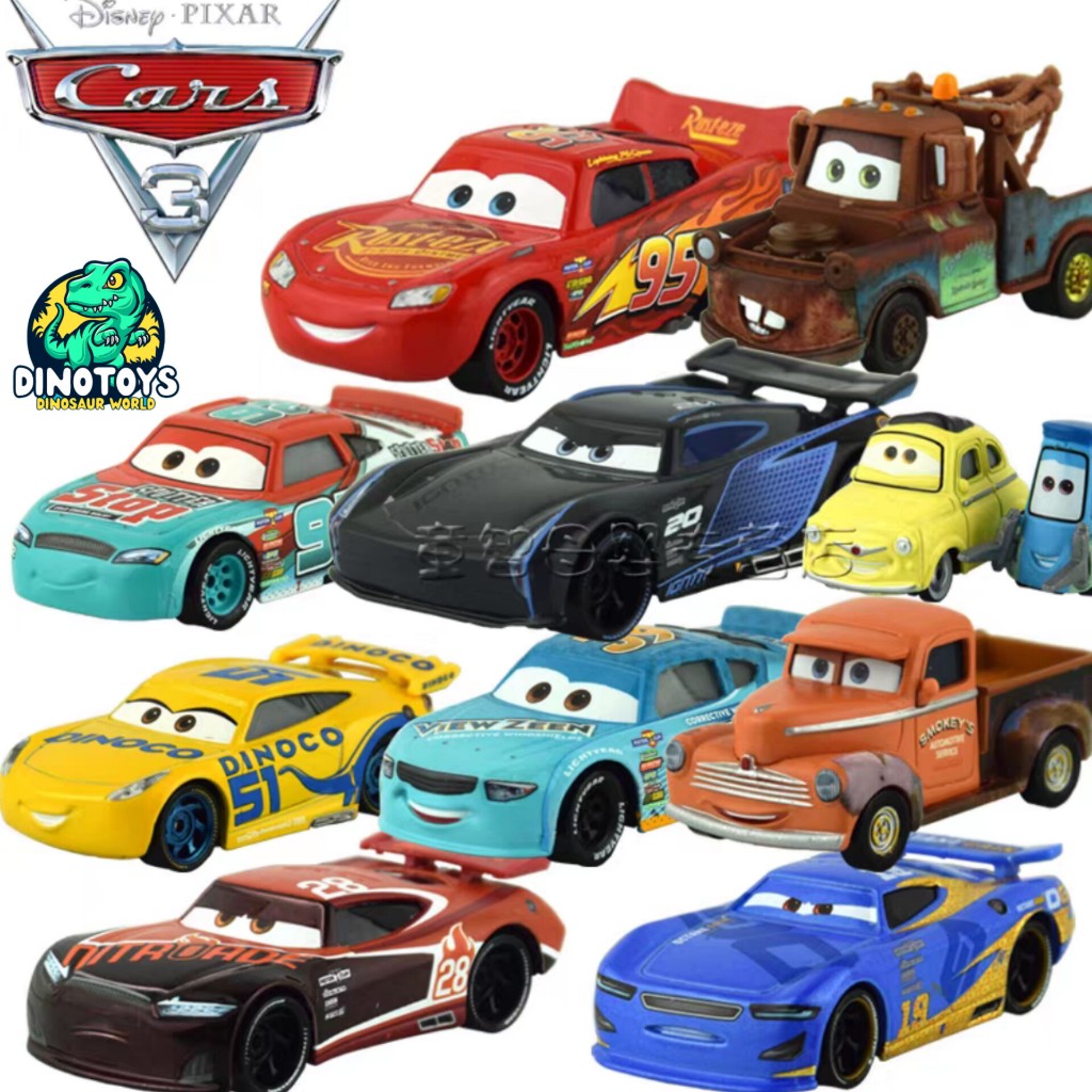 Mô hình ô tô kim loại - nhân vật phim Cars McQueen phần 3 | Shopee Việt Nam