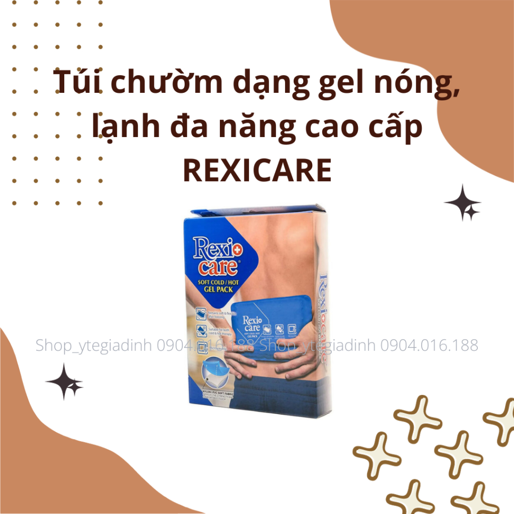 Túi chườm dạng gel nóng, lạnh đa năng cao cấp REXICARE | Shopee Việt Nam