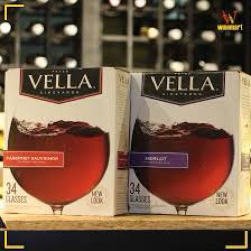 Vang Peter Vella Merlot, carbinet, deliciuos red, bundry 5L | Shopee ...