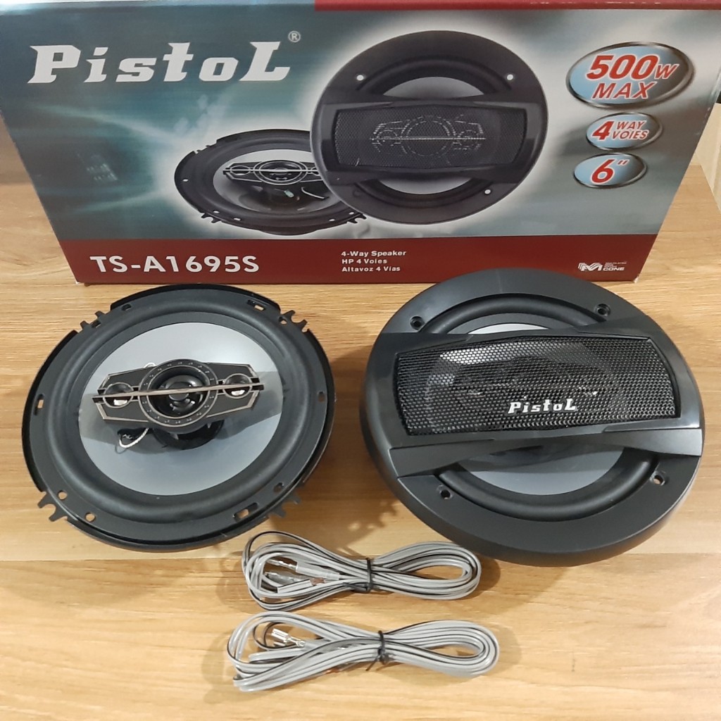 Bộ 2 Loa Cánh Cửa Ô Tô Công Suất 500W Cực Khỏe- Cặp Loa Đồng Trục Pistol TS-A1695 (16cm - 6inch ...