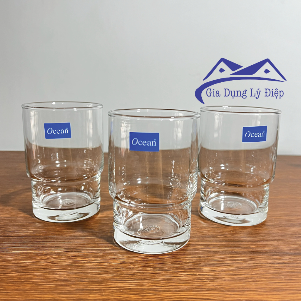 Ly thuỷ tinh 2 tầng cao cấp Ocean 245ml | Shopee Việt Nam