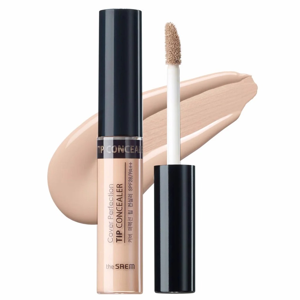 Che Khuyết Điểm The Saem Cover Perfection Tip Concealer SPF28/PA++ 6.5g | Shopee Việt Nam