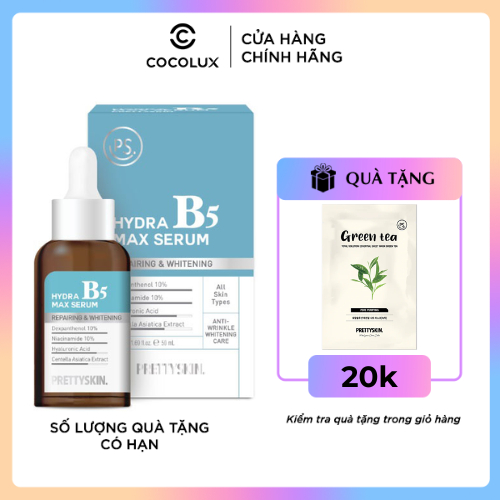 Tinh Chất Phục Hồi, Dưỡng Trắng Da Hydra Max Serum B5 Prettyskin (50ml) | Shopee Việt Nam