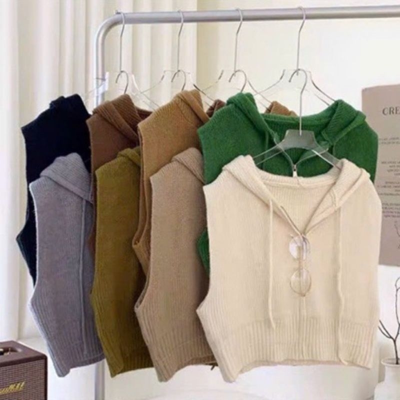 Áo khoác len, áo len ghile mũ kéo khóa hàng QC | Shopee Việt Nam